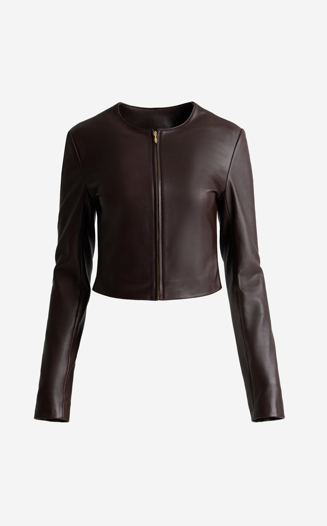 Clarissa Jacket In Nappa Leather – St. John Knits
